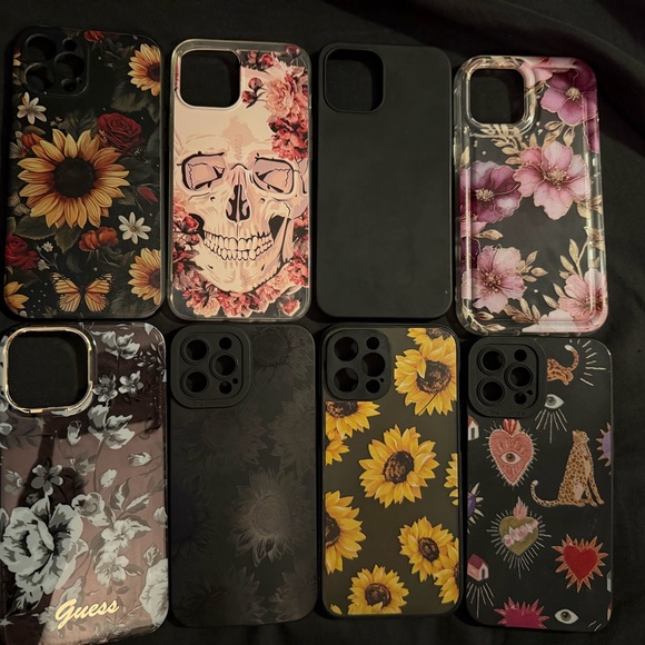 Guess | Cell Phones & Accessories | Guess Sunflower And Floral Skull ...